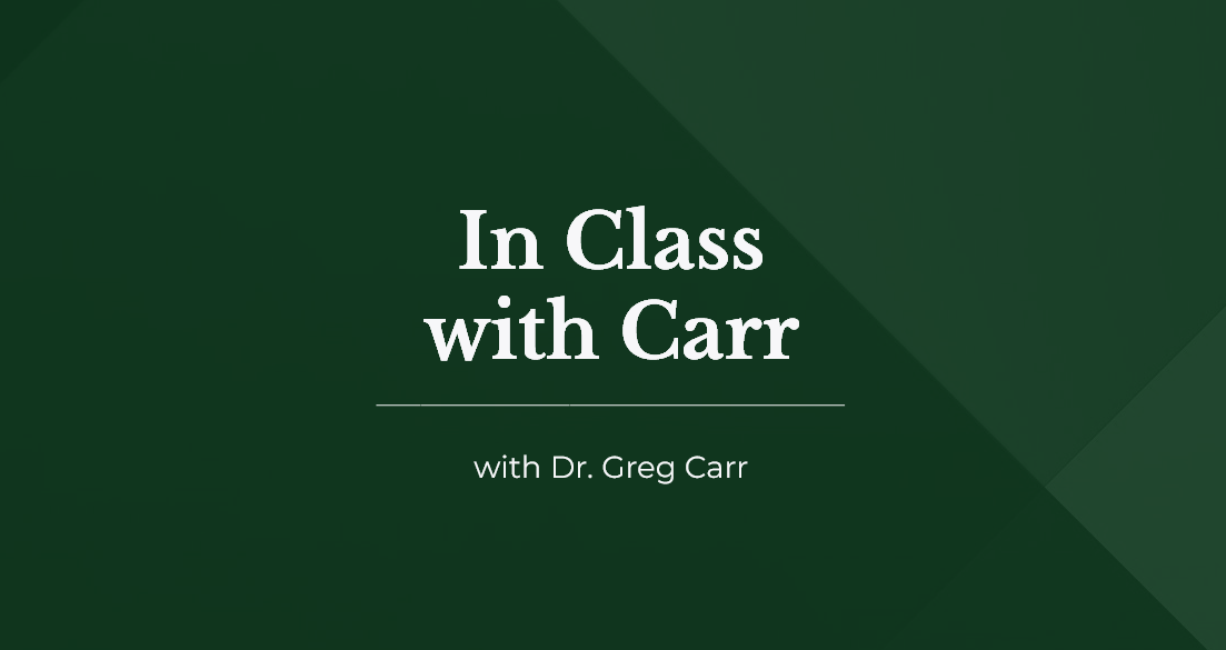 In Class with Carr