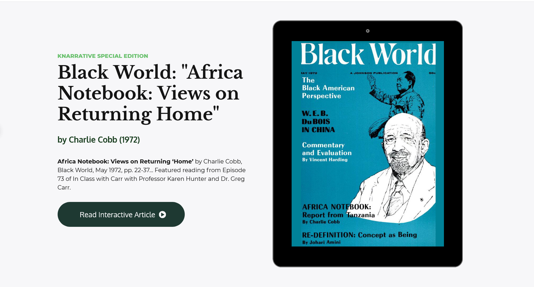 Knarrative Bookshelf