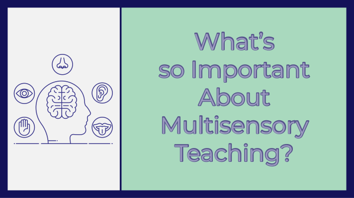 What's so Important About Multisensory Teaching