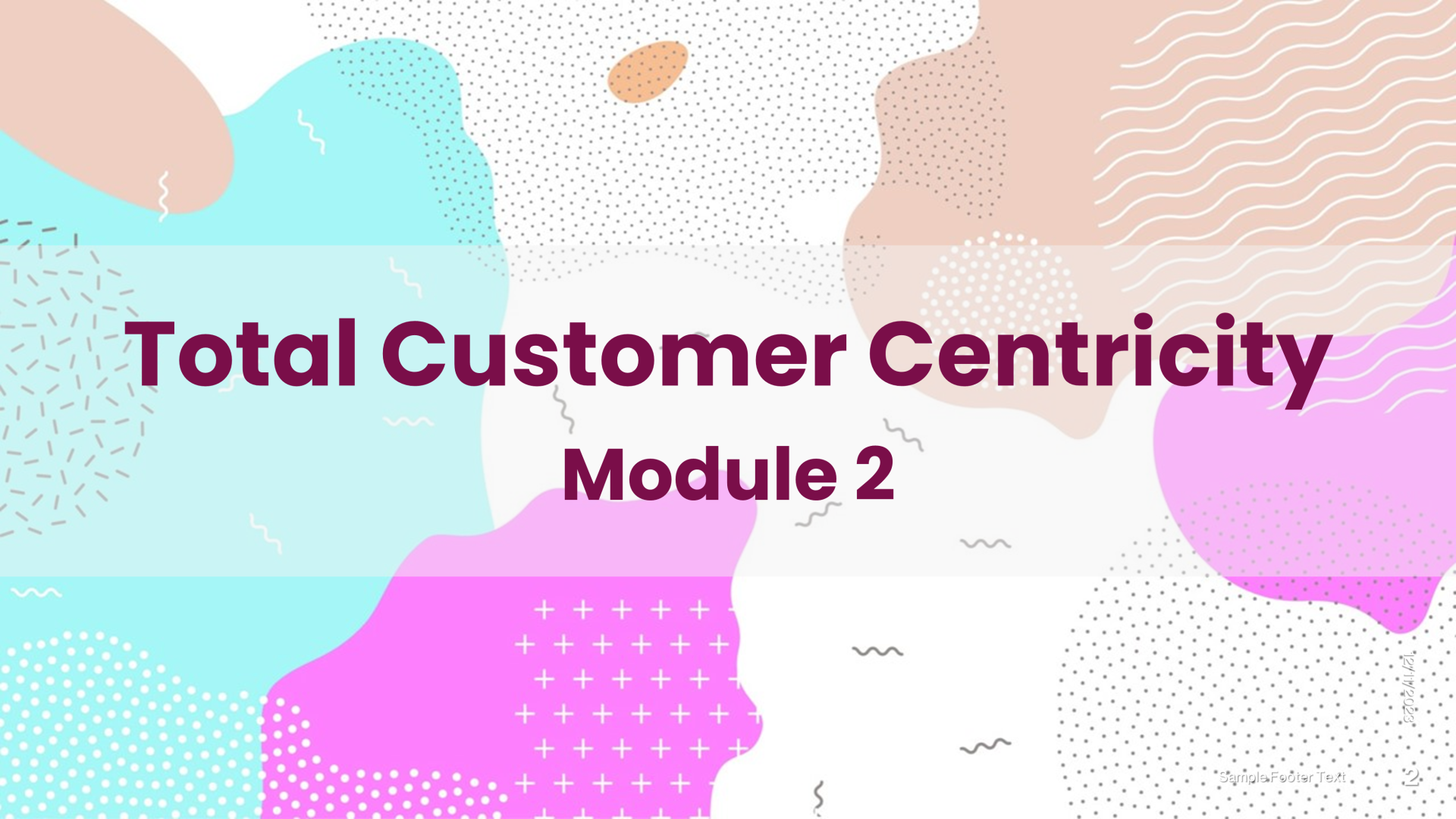 Total Customer Centricity Module 2