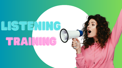 How to improve your English listening skills with our 3 step training.