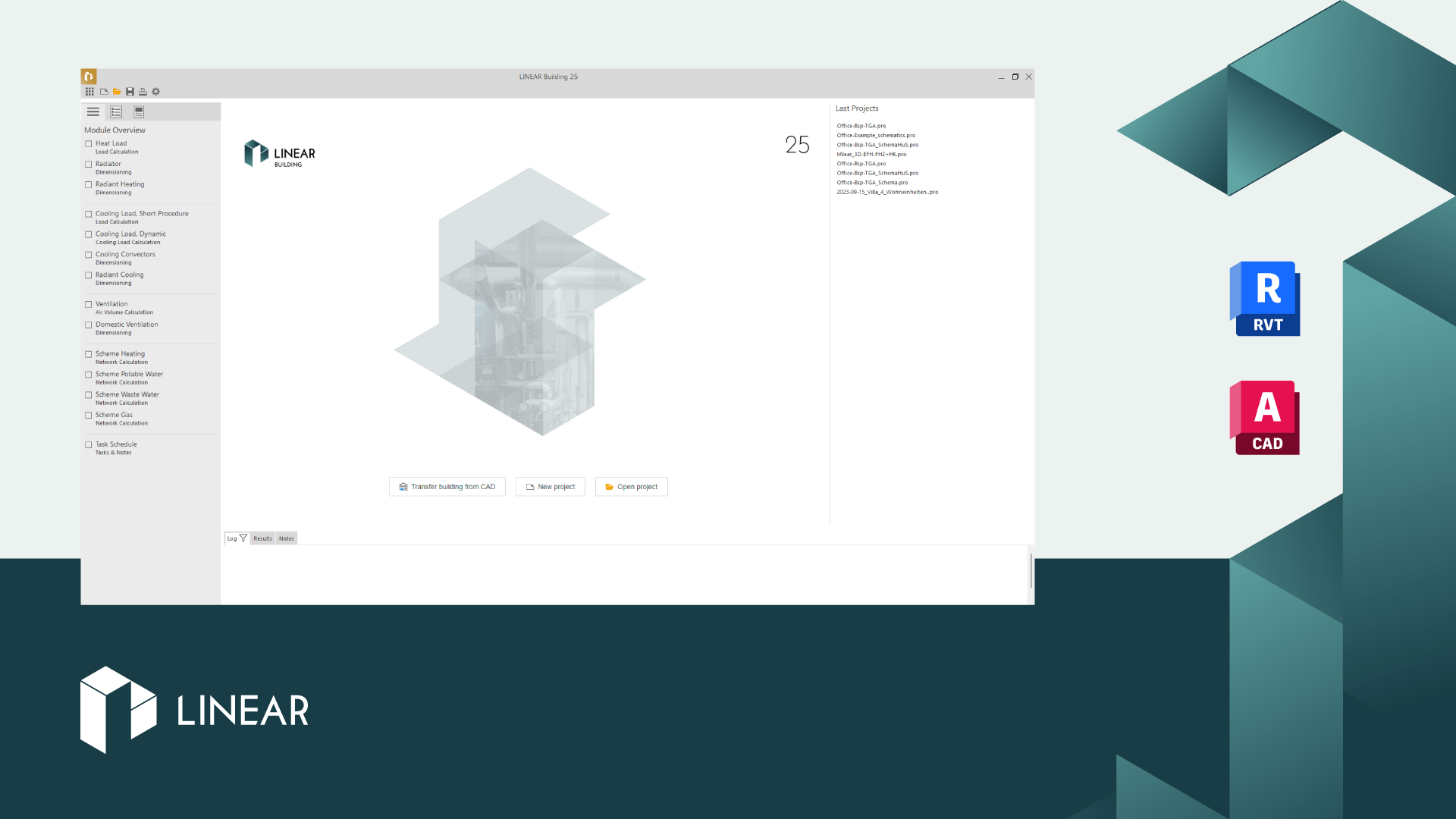 Allgemeines für LINEAR Building
