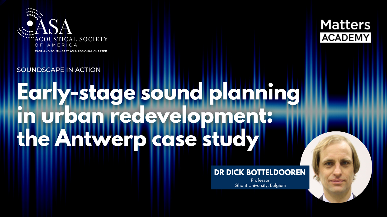 Early-stage Sound Planning in Urban Redevelopment: the Antwerp Case Study