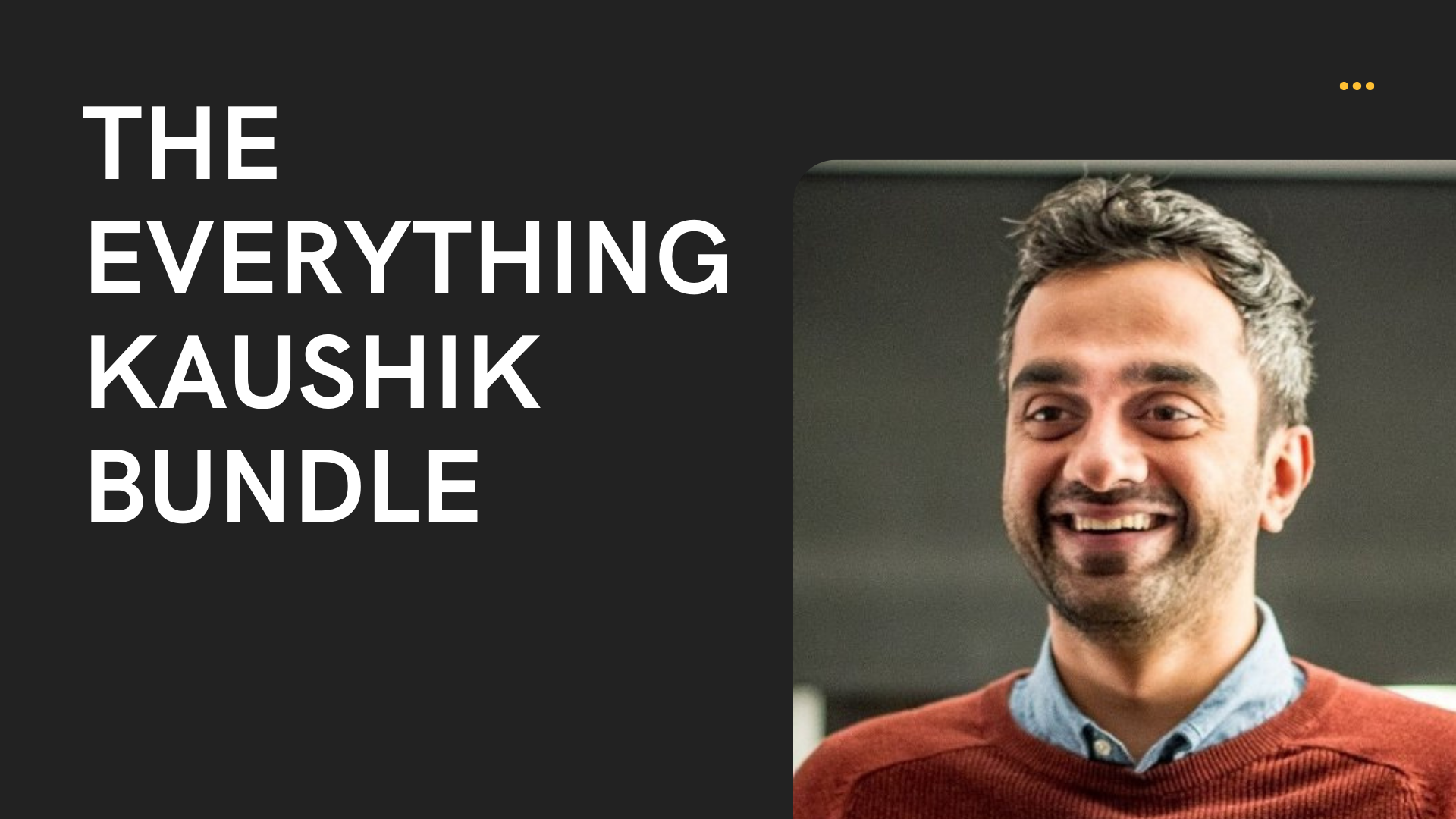 Career Principles of Kaushik Subramanian