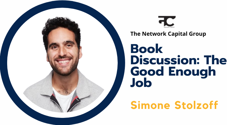 Book Discussion: The Good Enough Job with Simone Stolzoff