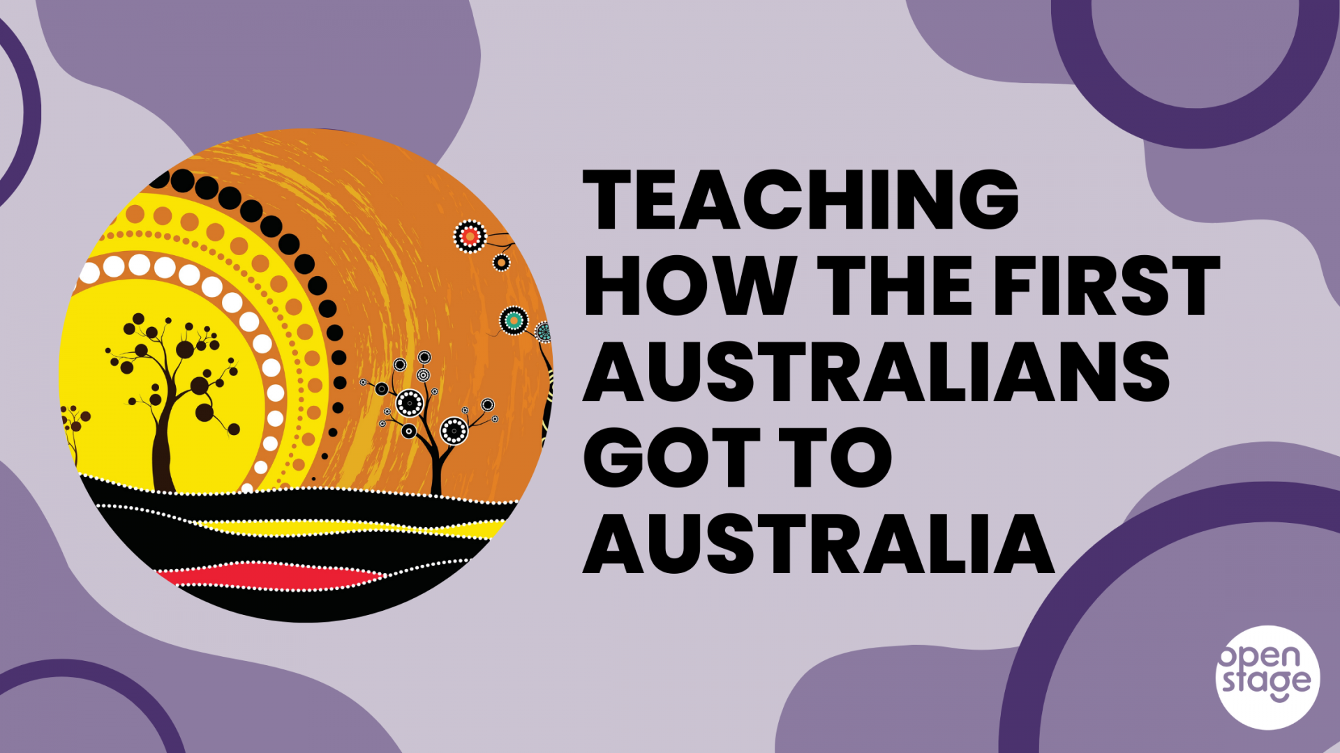 Teaching how the first Australians got to Australia