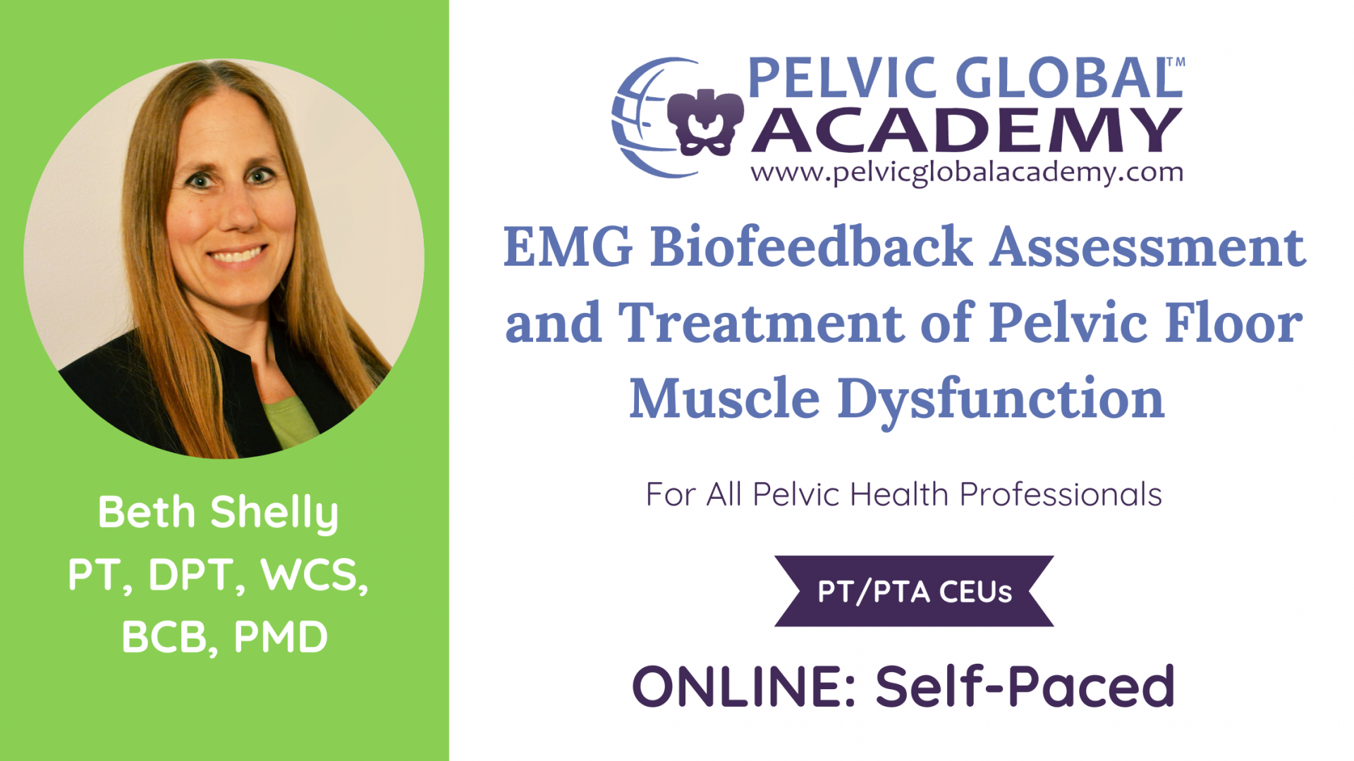 EMG Biofeedback Assessment and Treatment of Pelvic Floor Muscle ...