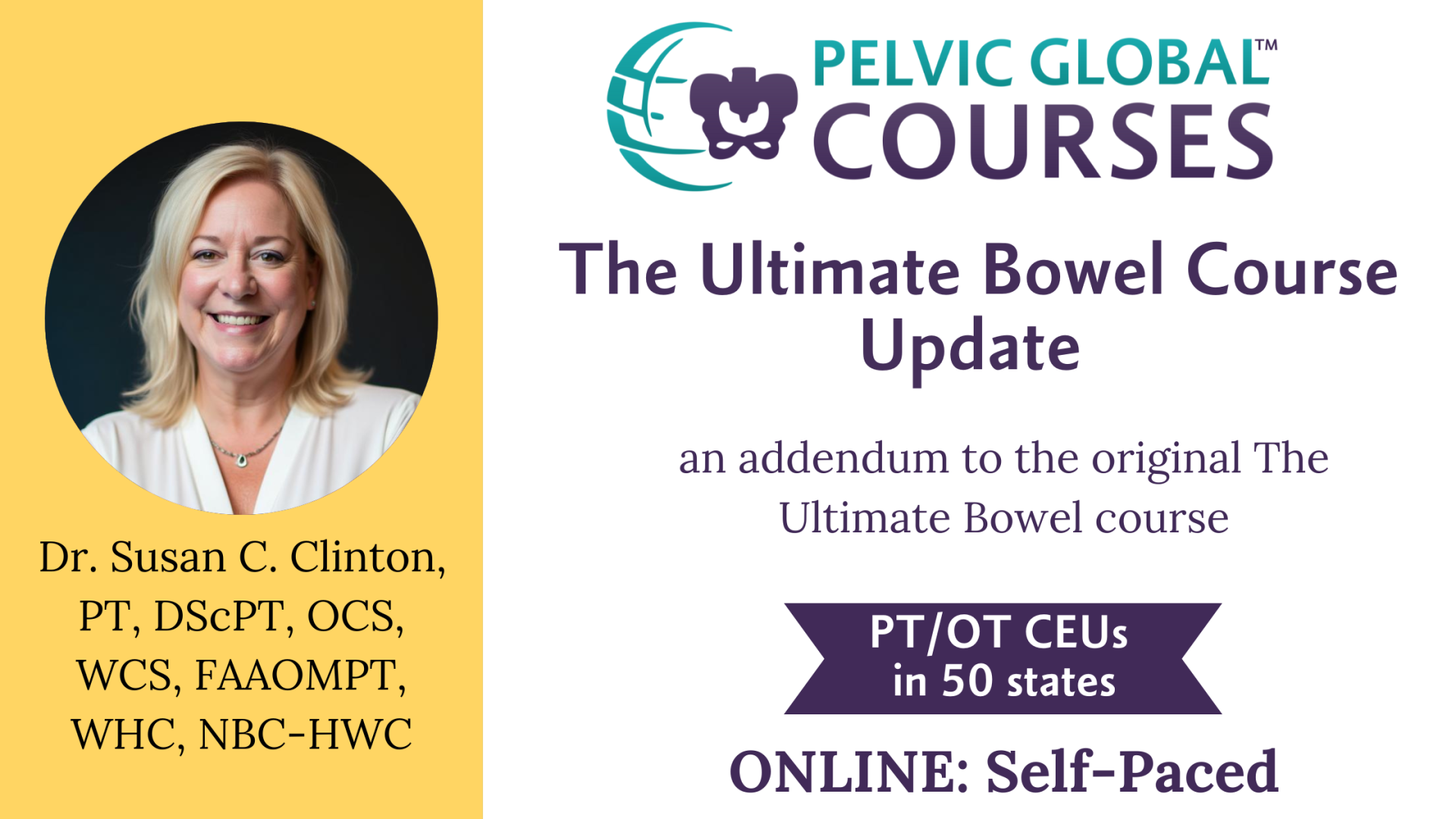 SELF-PACED The Ultimate Bowel Course UPDATE!