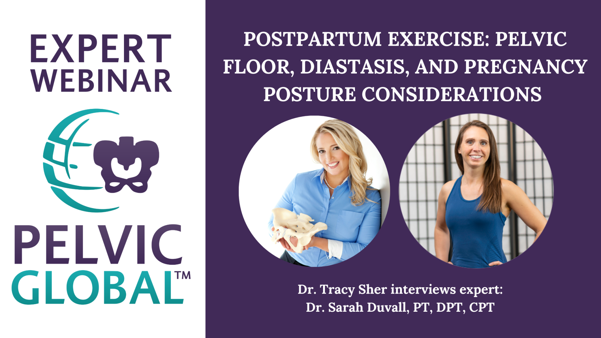 Expert Webinar: Postpartum Exercise: Pelvic Floor, Diastasis, and ...