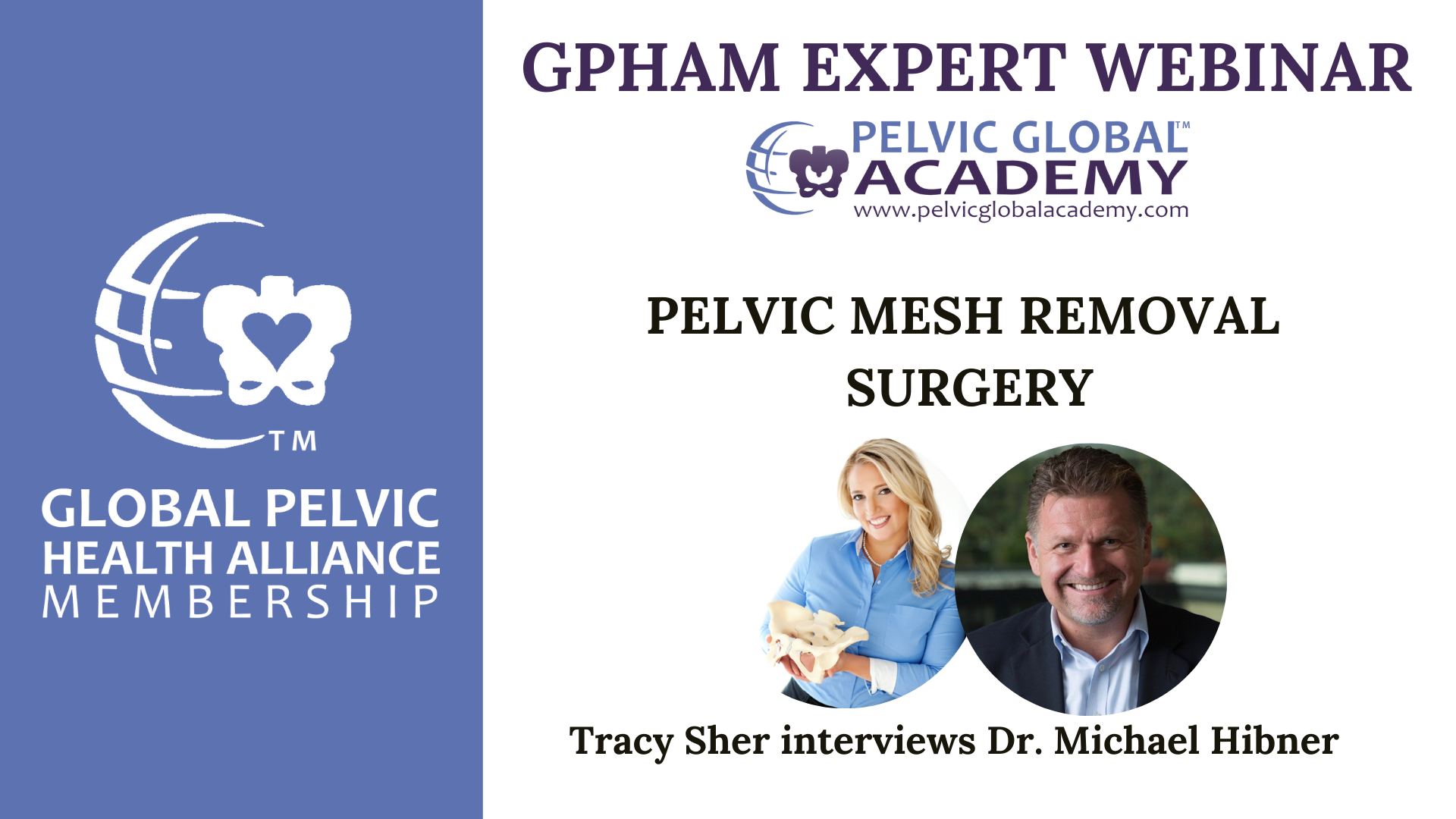 GPHAM Webinar: Pelvic Mesh Removal Surgery