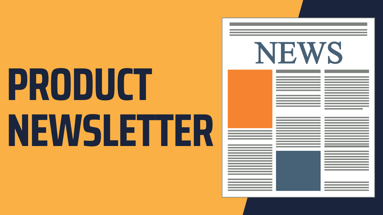 Product Newsletter Template