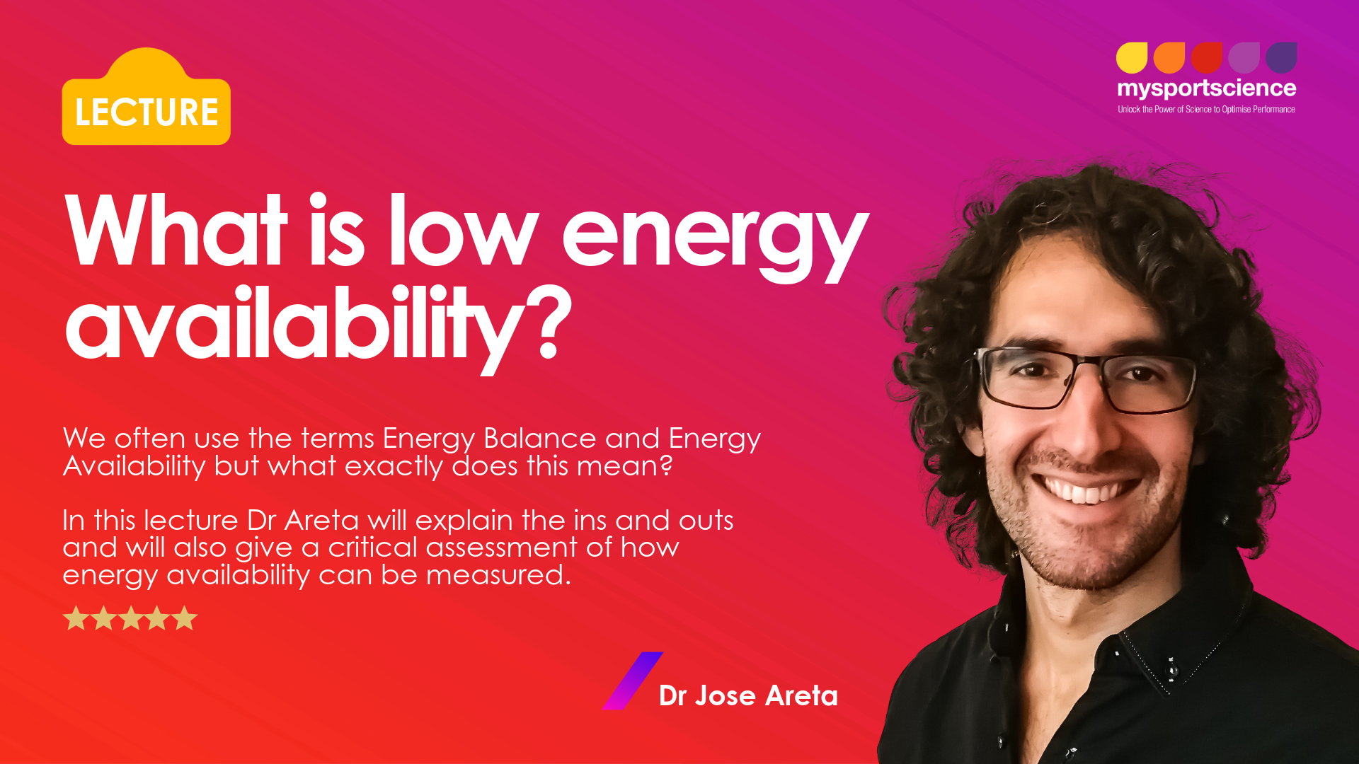 What is low energy availability?