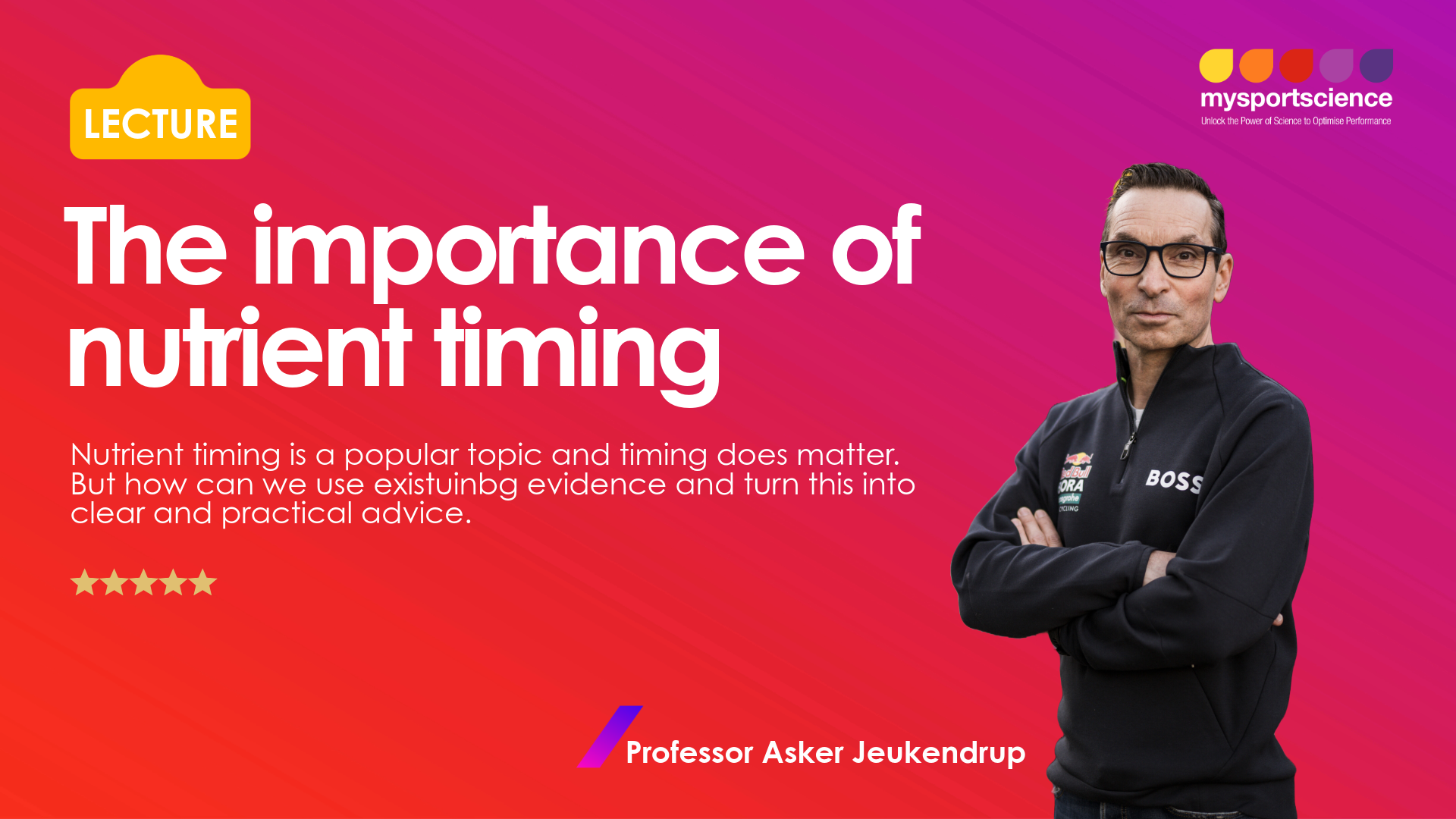 The importance of nutrient timing