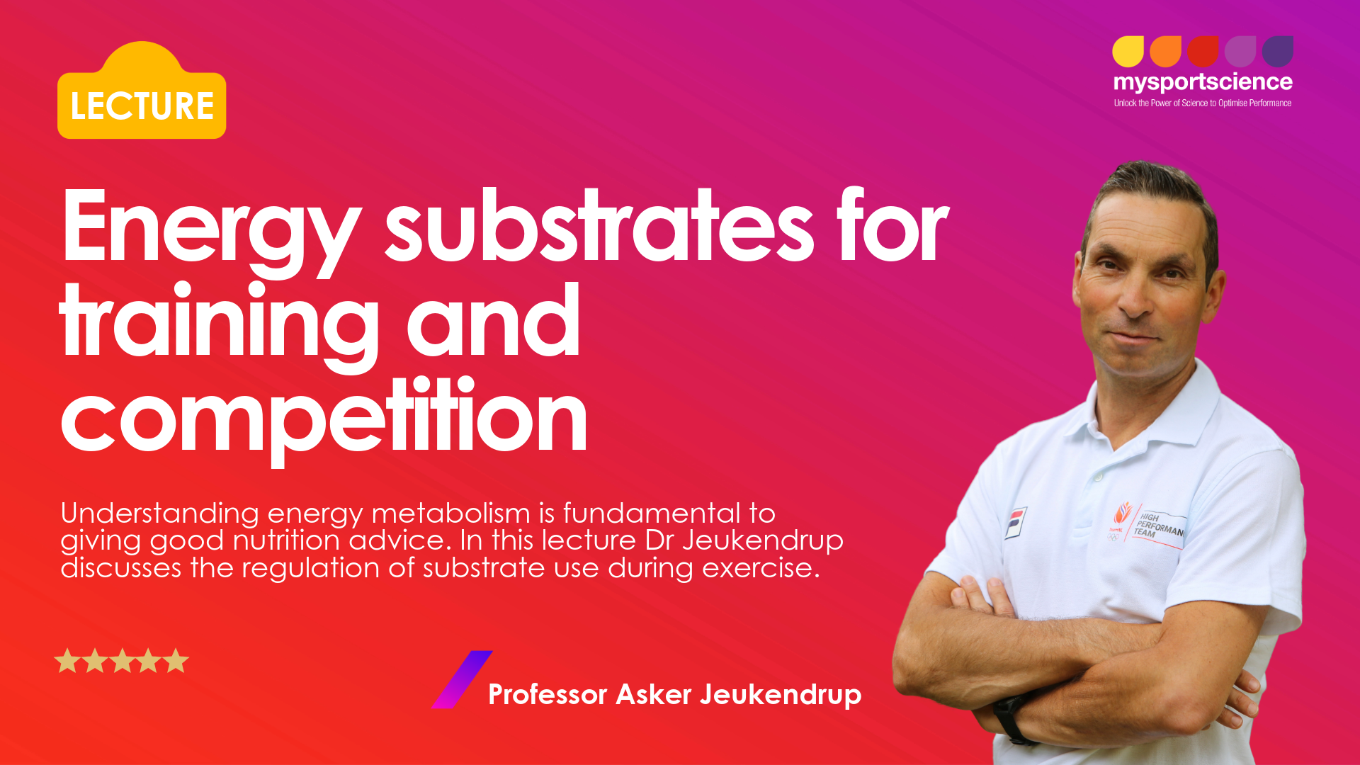 Energy substrates for training and competition