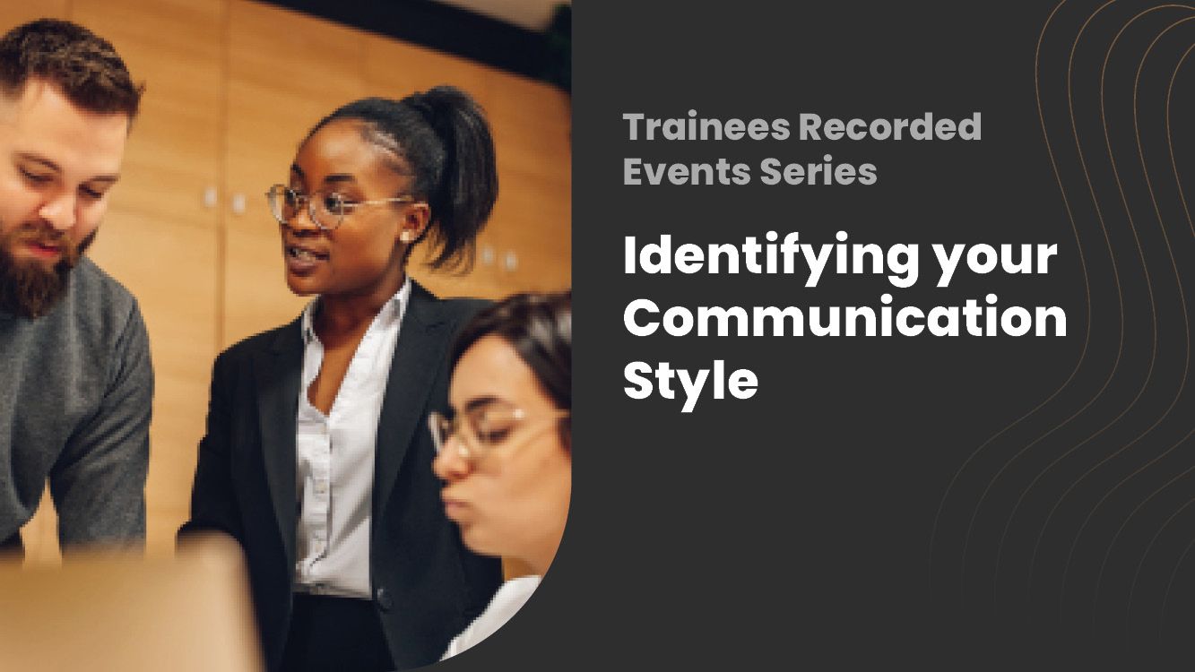 2025 Identifying your communication style