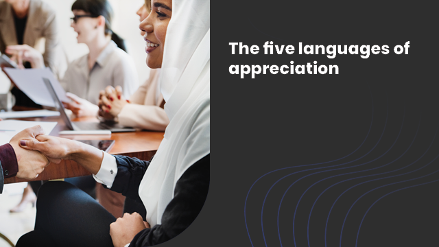 The five languages of appreciation