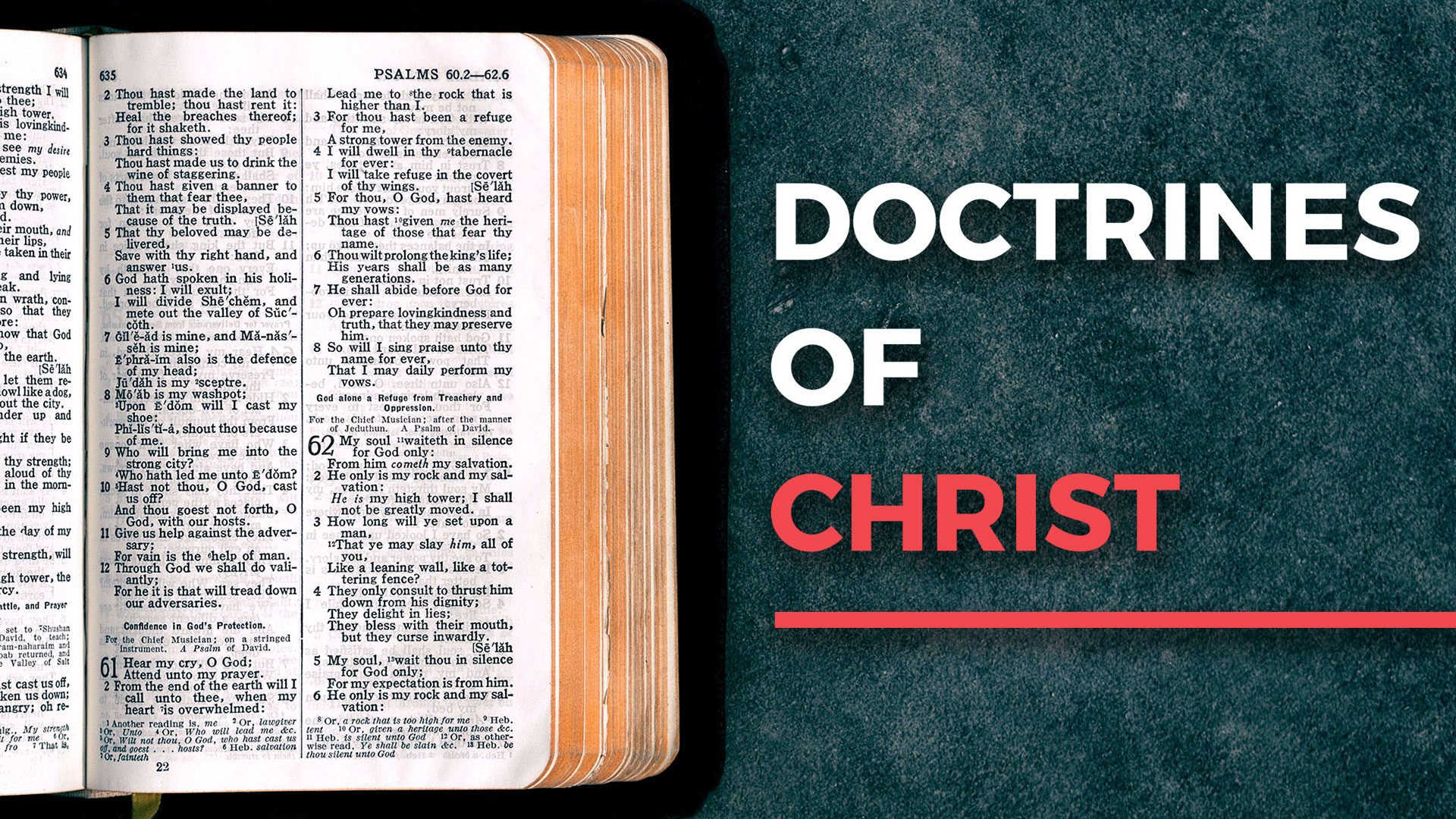 Doctrines Of Christ