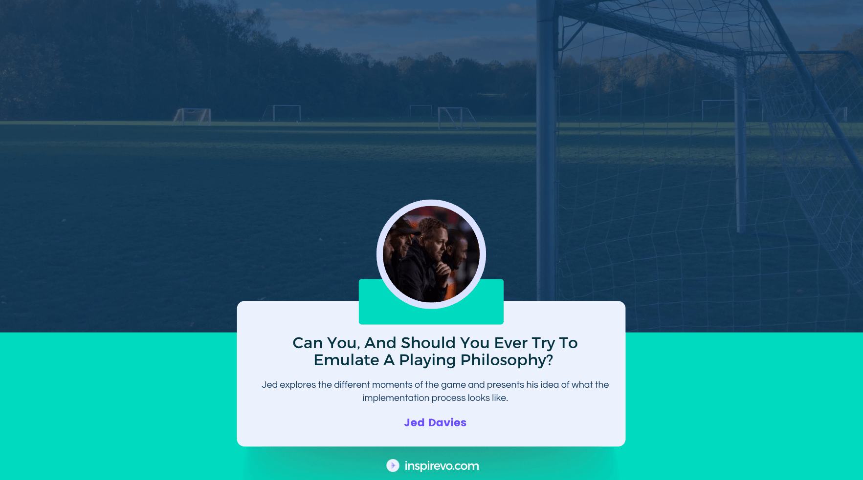 Can You. And Should You Ever Try To Emulate A Playing Philosophy? | Jed ...