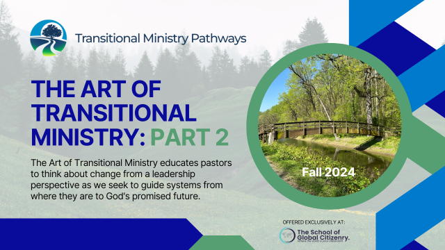 The Art of Transitional Ministry: Part 2 (Fall 2024)