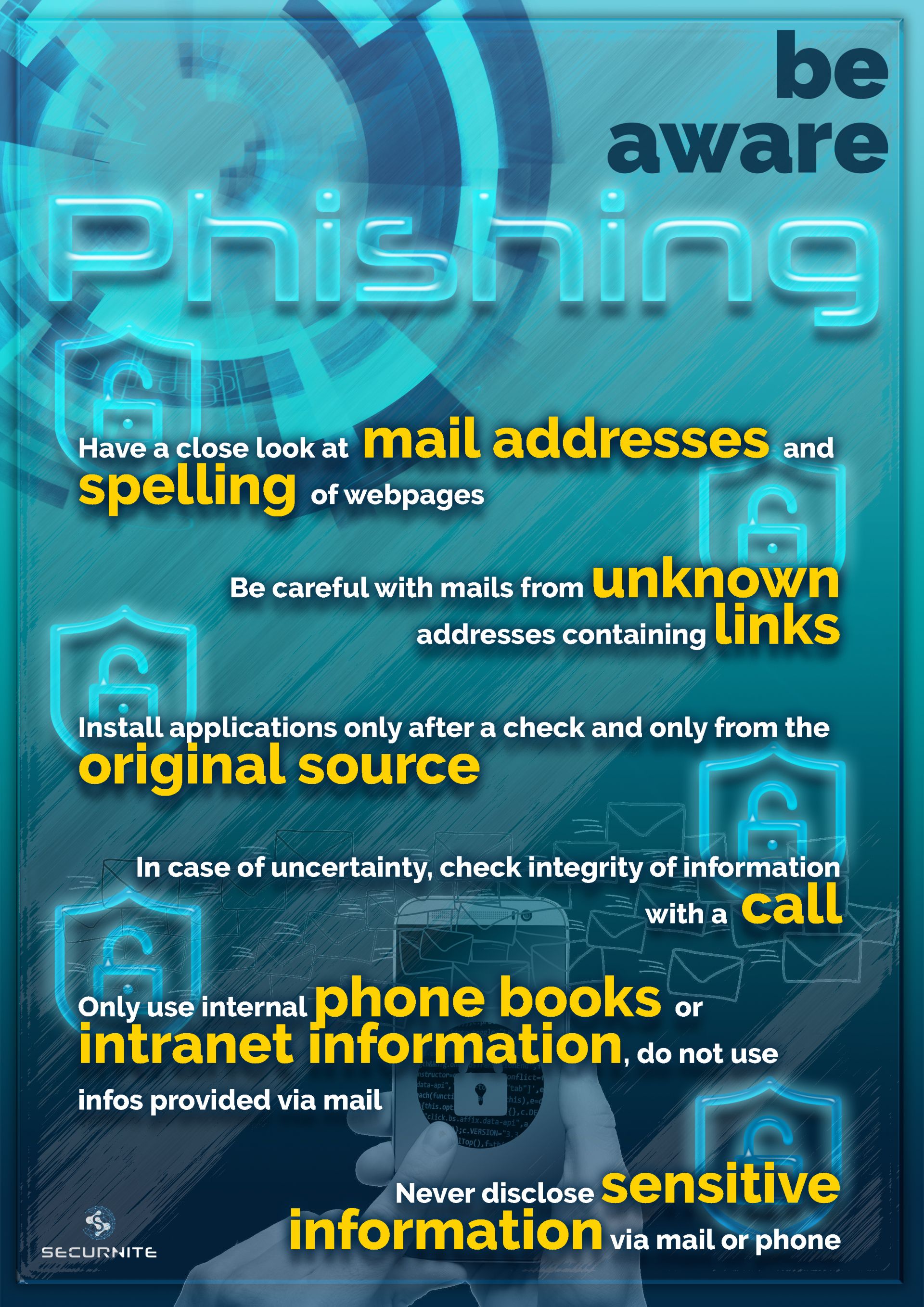 Security Awareness Poster - Phishing