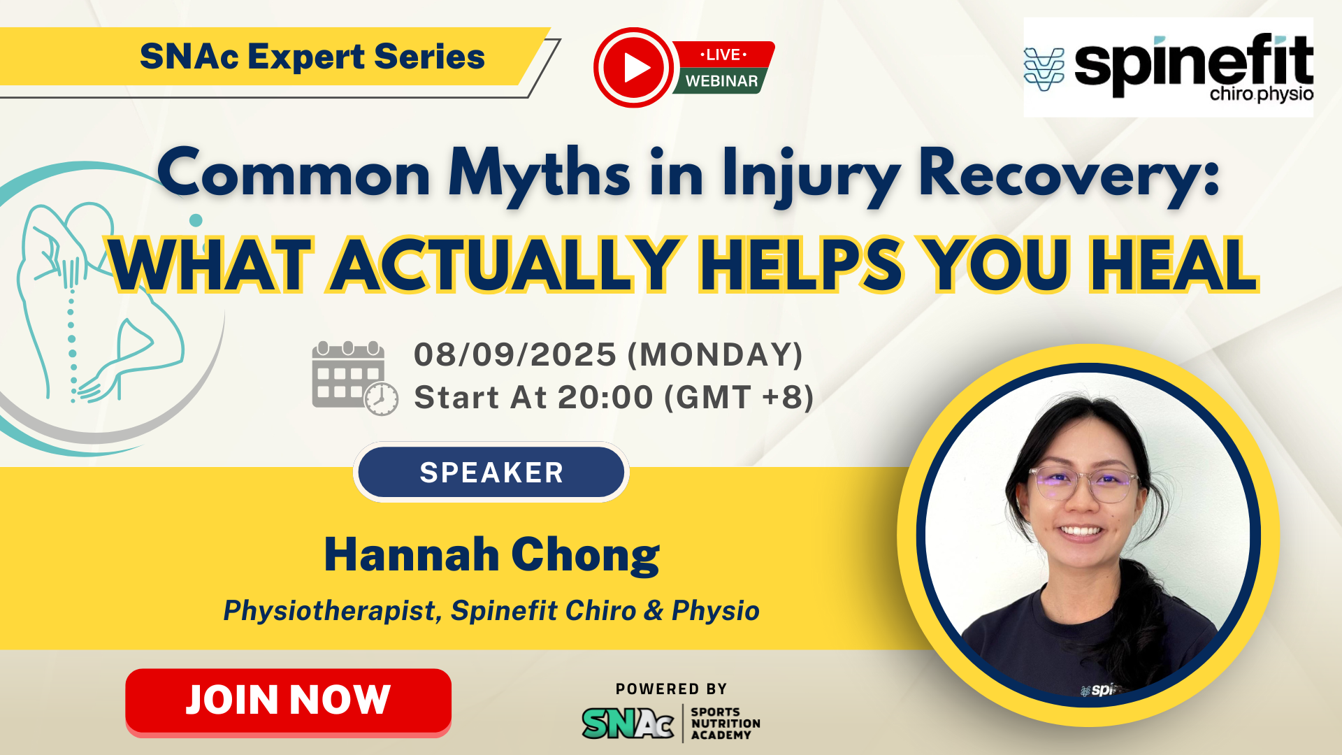 SNAc EXPERT SERIES 7: Common Myths in Injury Recovery: What Actually ...