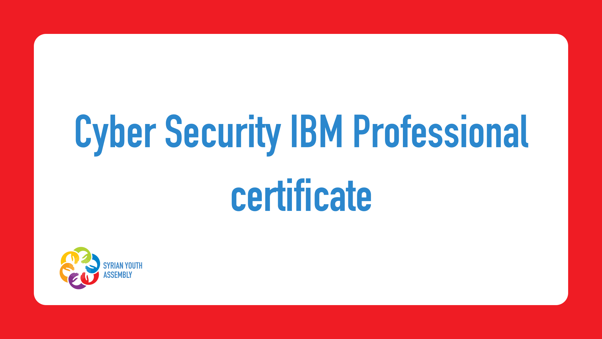 Cyber Security IBM Professional certificate - AR