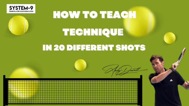 How to Teach Tennis Techniques Simply