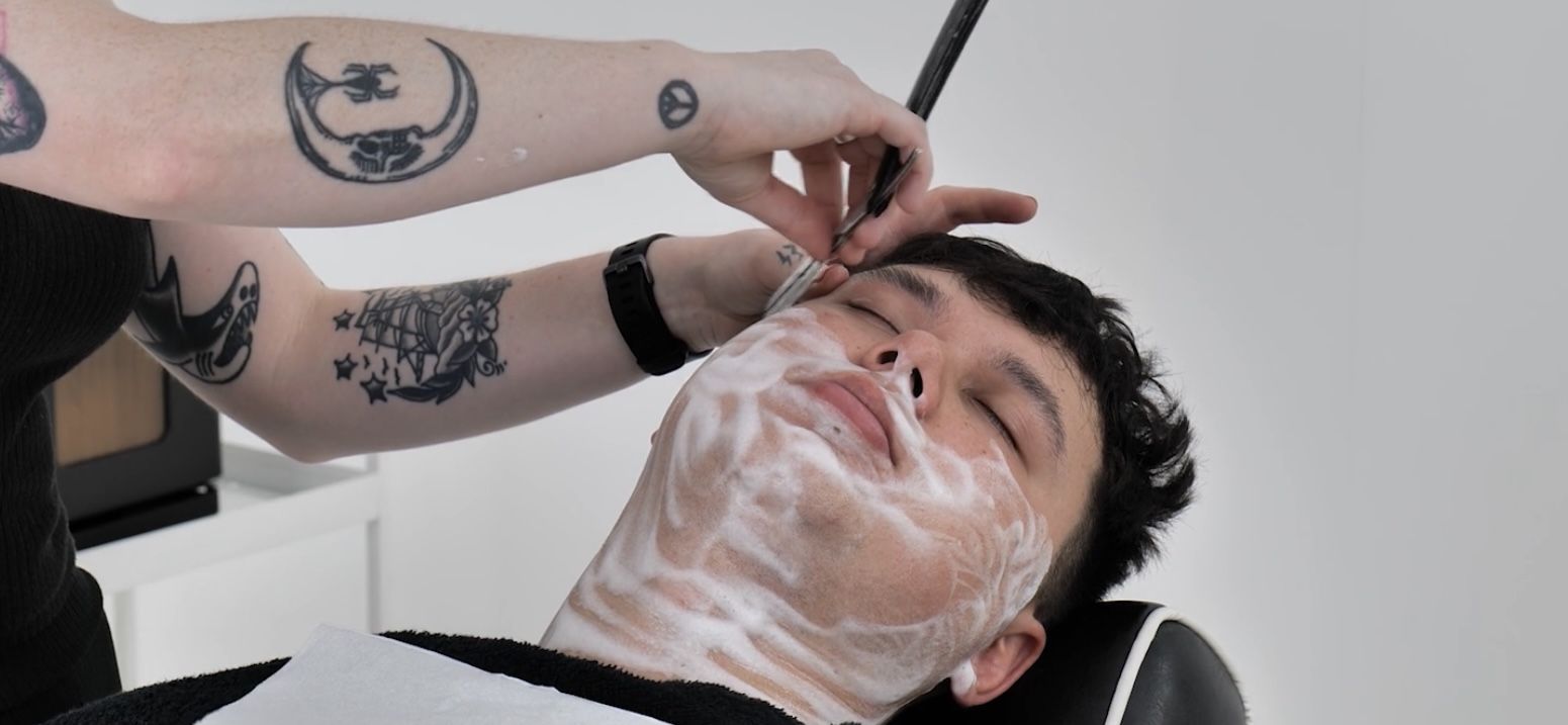 Shaving - Full Hot Towel/Clean Shave Service Tutorial