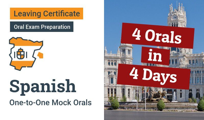 Spanish: One-to-One Mock Orals (4 Orals in 4 Days)