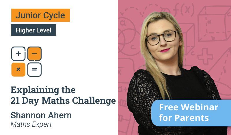 FREE Parents Webinar: 21 Day JC Maths Challenge: What to expect