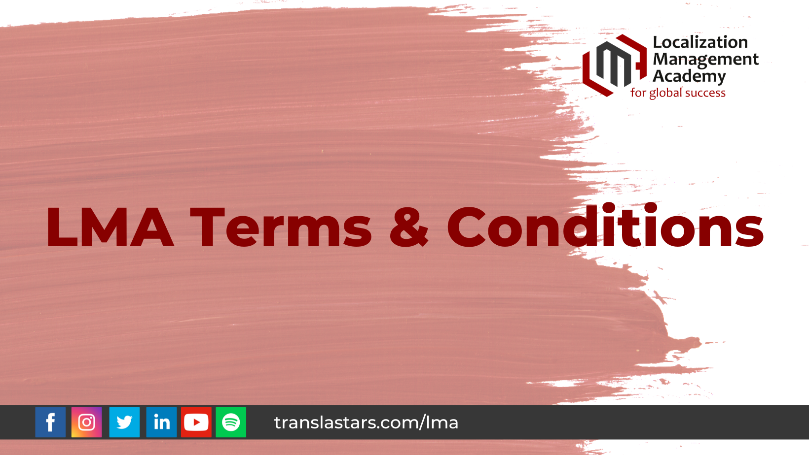 LMA - Terms & Conditions - Localization Management Academy