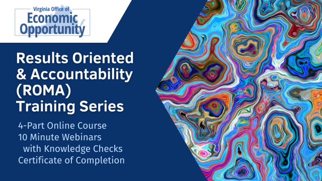 Results Oriented Measurement and Accountability (ROMA) Training Series