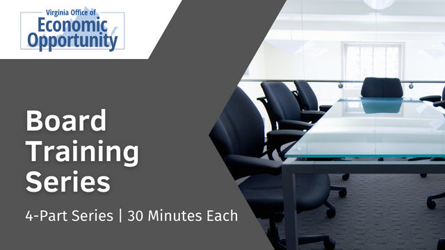 Community Action Board Training Series