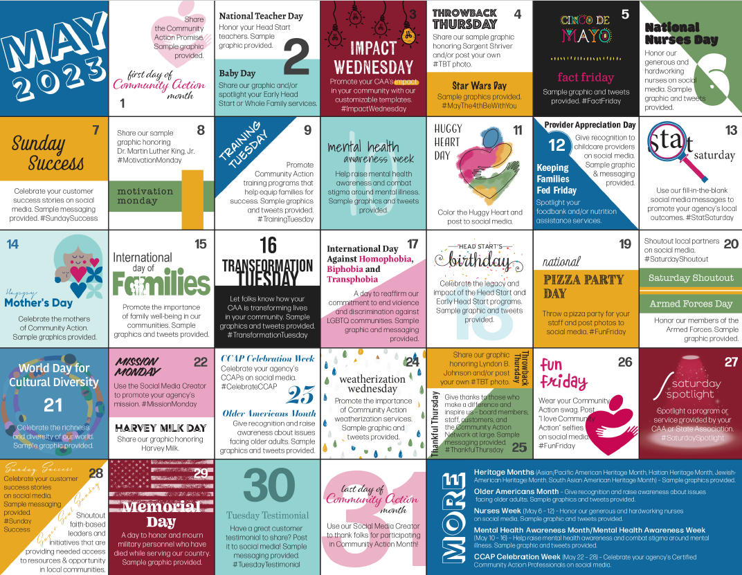 May is Community Action Month!