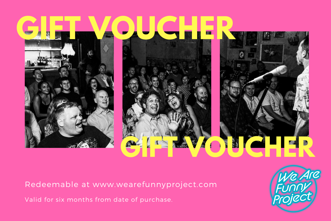 Gift vouchers for stand-up comedy courses, workshops and coaching