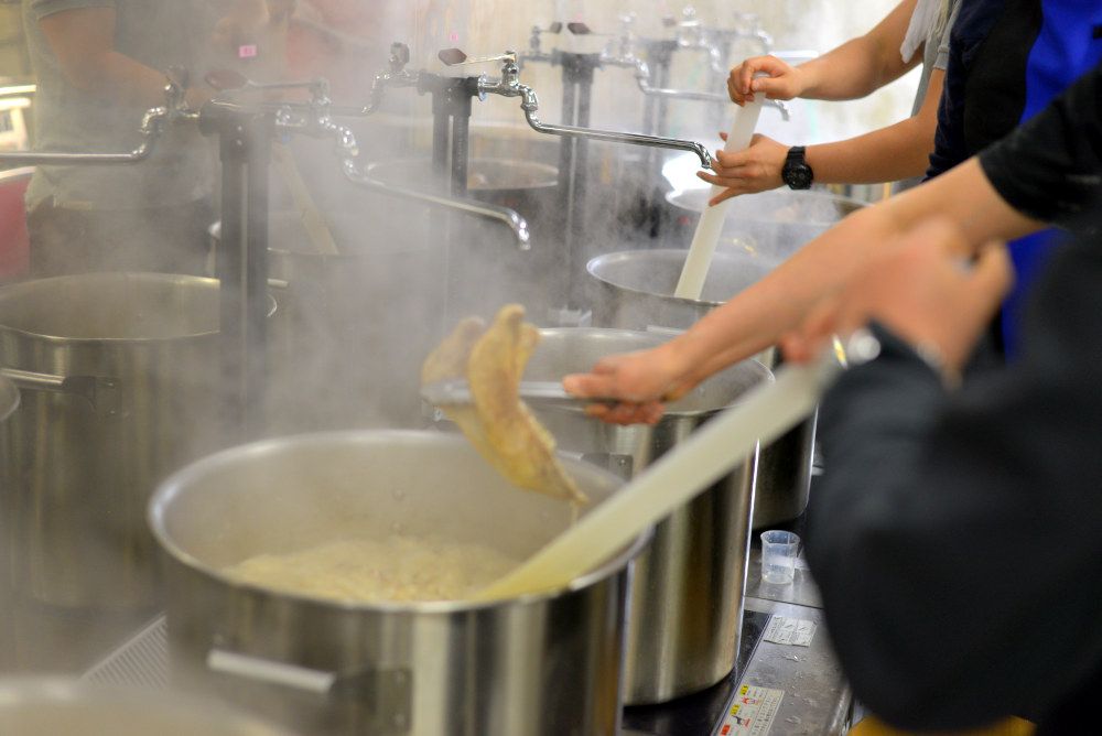 Equipment for ramen soup production - Workshop